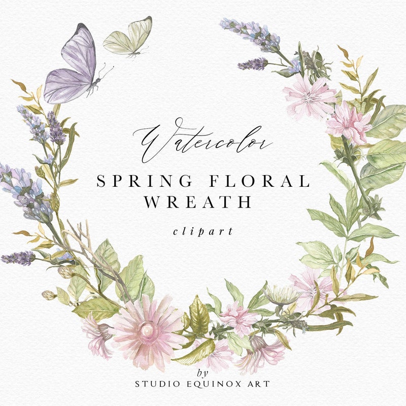 Wreath Clipart - Etsy