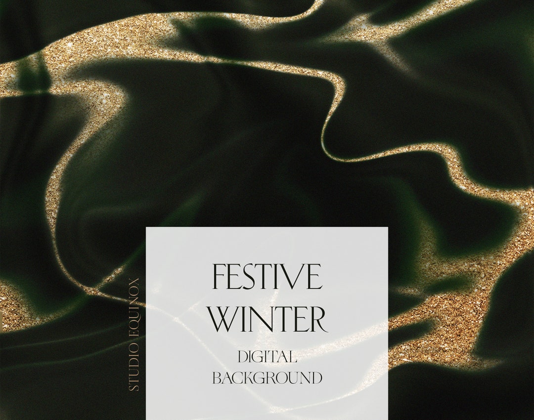 Festive Gold Winter Gradient Background (digital Paper) - Etsy