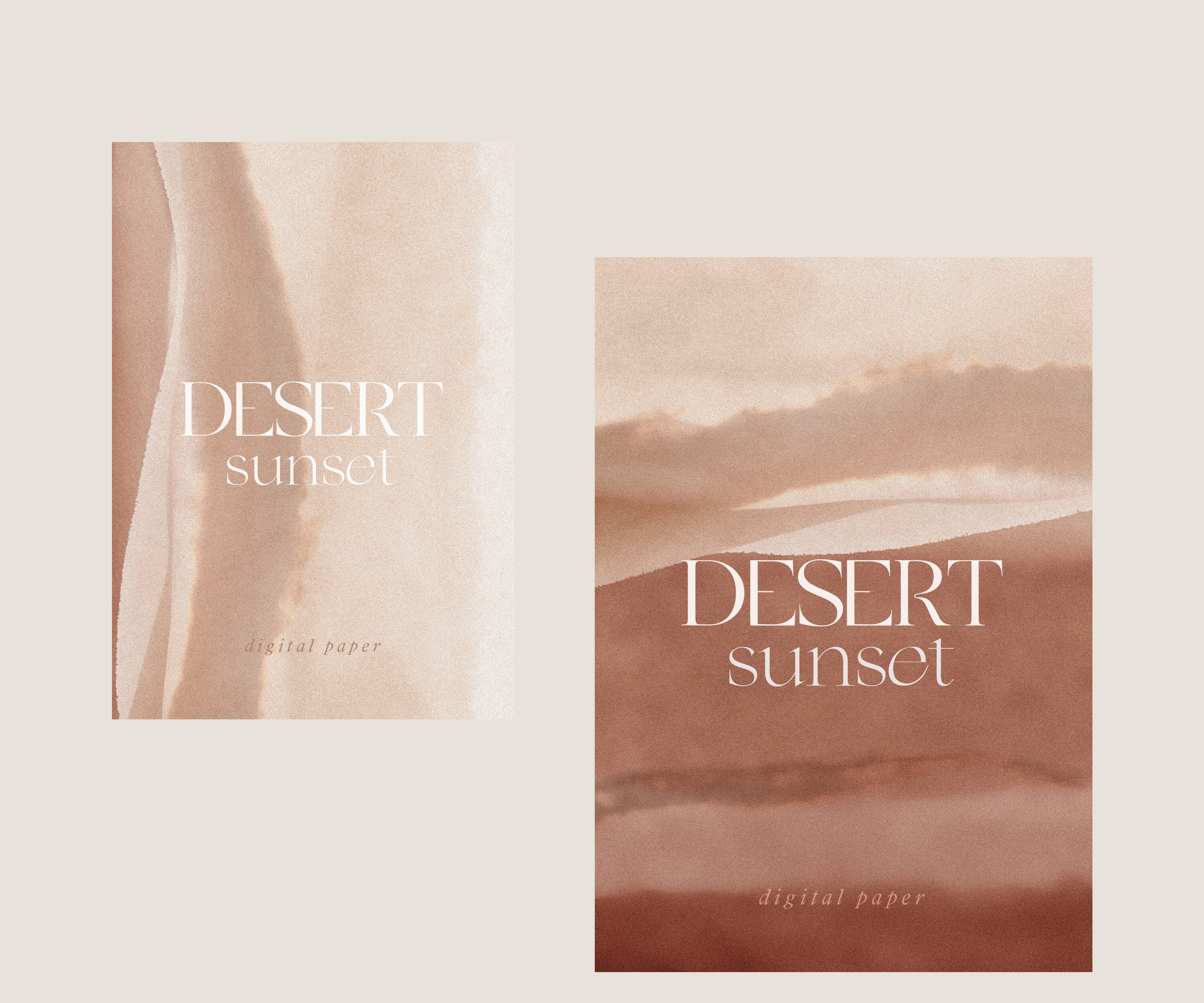 Neutral Earth Colors Digital Paper Abstract Background Brown - Etsy