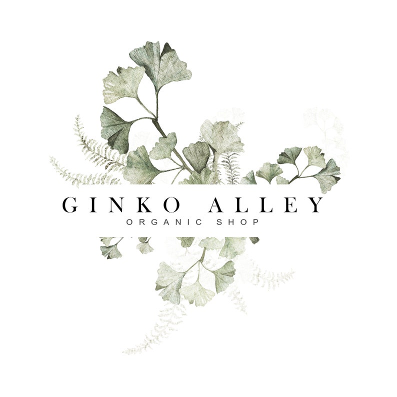 Premade Botanical Logo Botanical Branding Premade Branding - Etsy