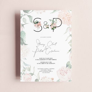 Clair & Blush Watercolor Blush Graphic Set, Summer Floral Clipart ...