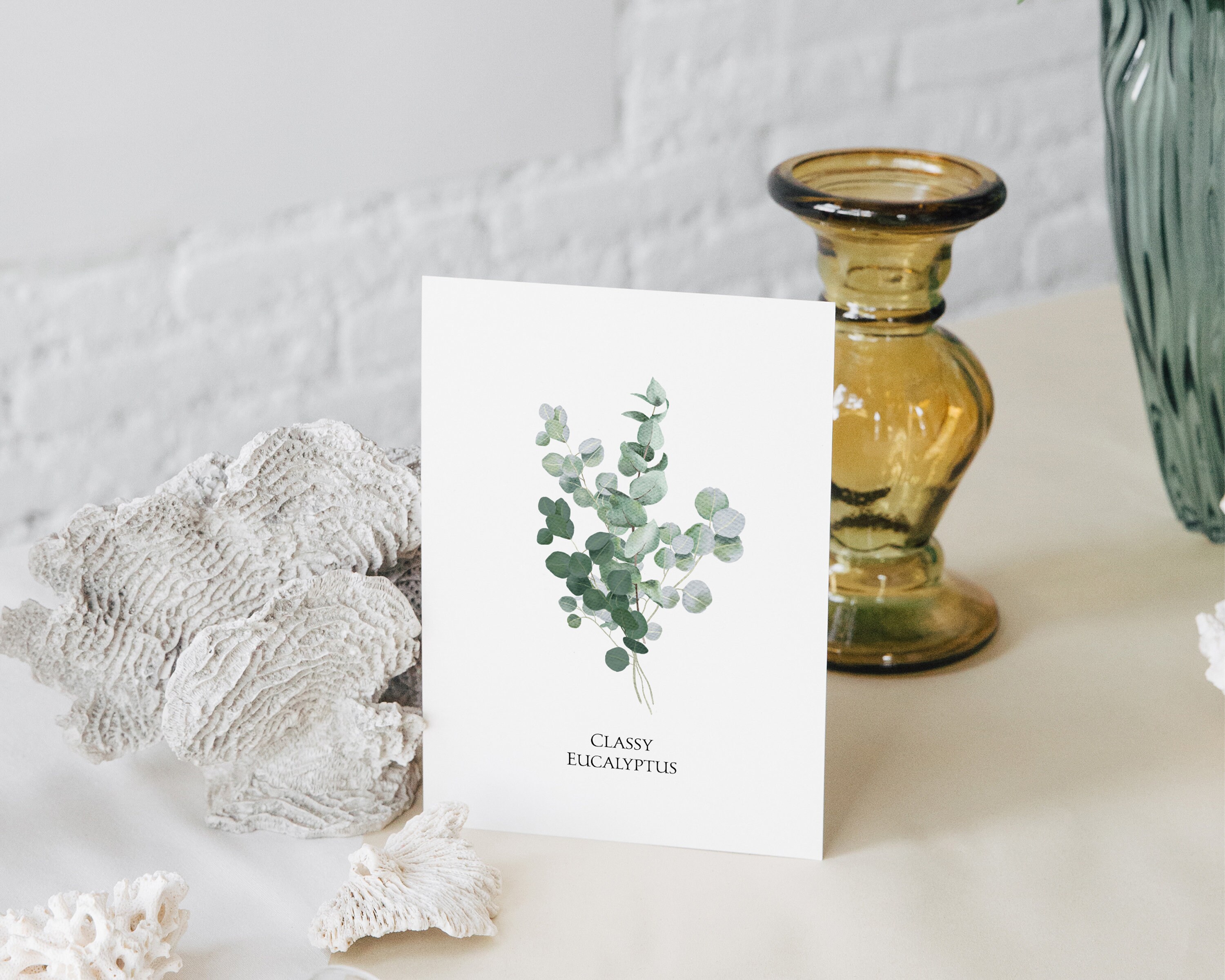 Eucalyptus and Fern Watercolor Clipart Greenery Clipart Soft - Etsy