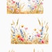 Watercolor Wheat Field Floral Borders Clipart (PNG) - Etsy