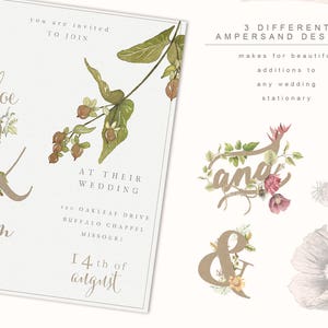 Rustic Watercolor Clipart Set Forest Clipart Squirrel | Etsy