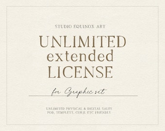 Extended License Unlimited Collections for All Products in - Etsy