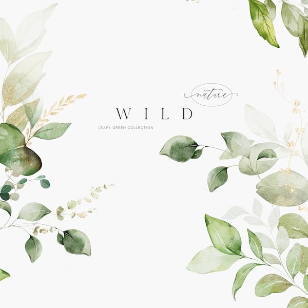 Botanical Watercolor - Etsy