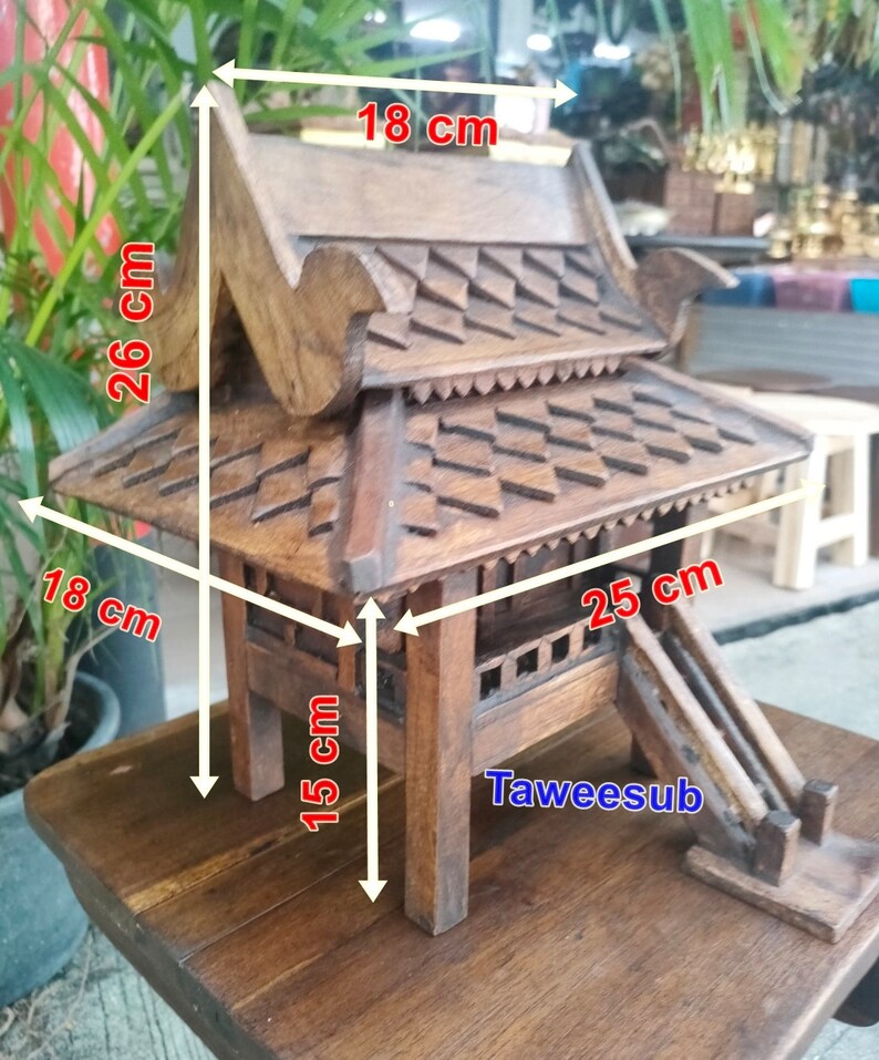 Thai Shrine Thai Arts and Crafts Shrine Baan Ta-yai Large - Etsy