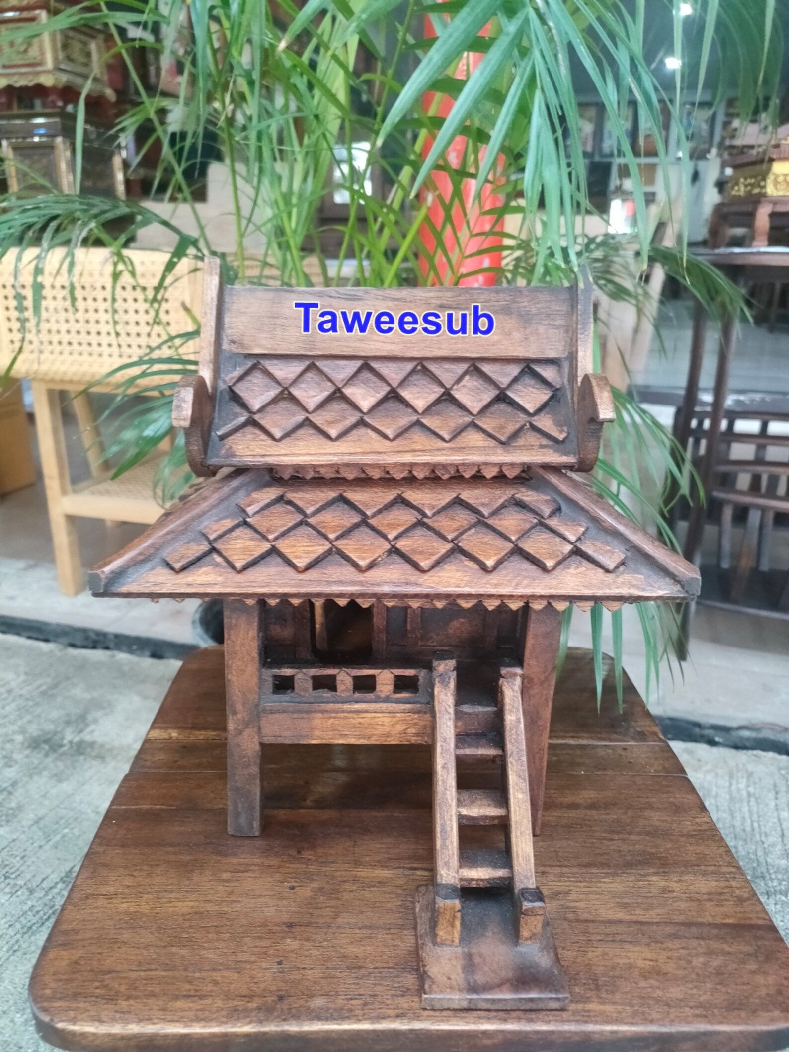 Thai Shrine Thai Arts and Crafts Shrine Baan Ta-yai Large - Etsy