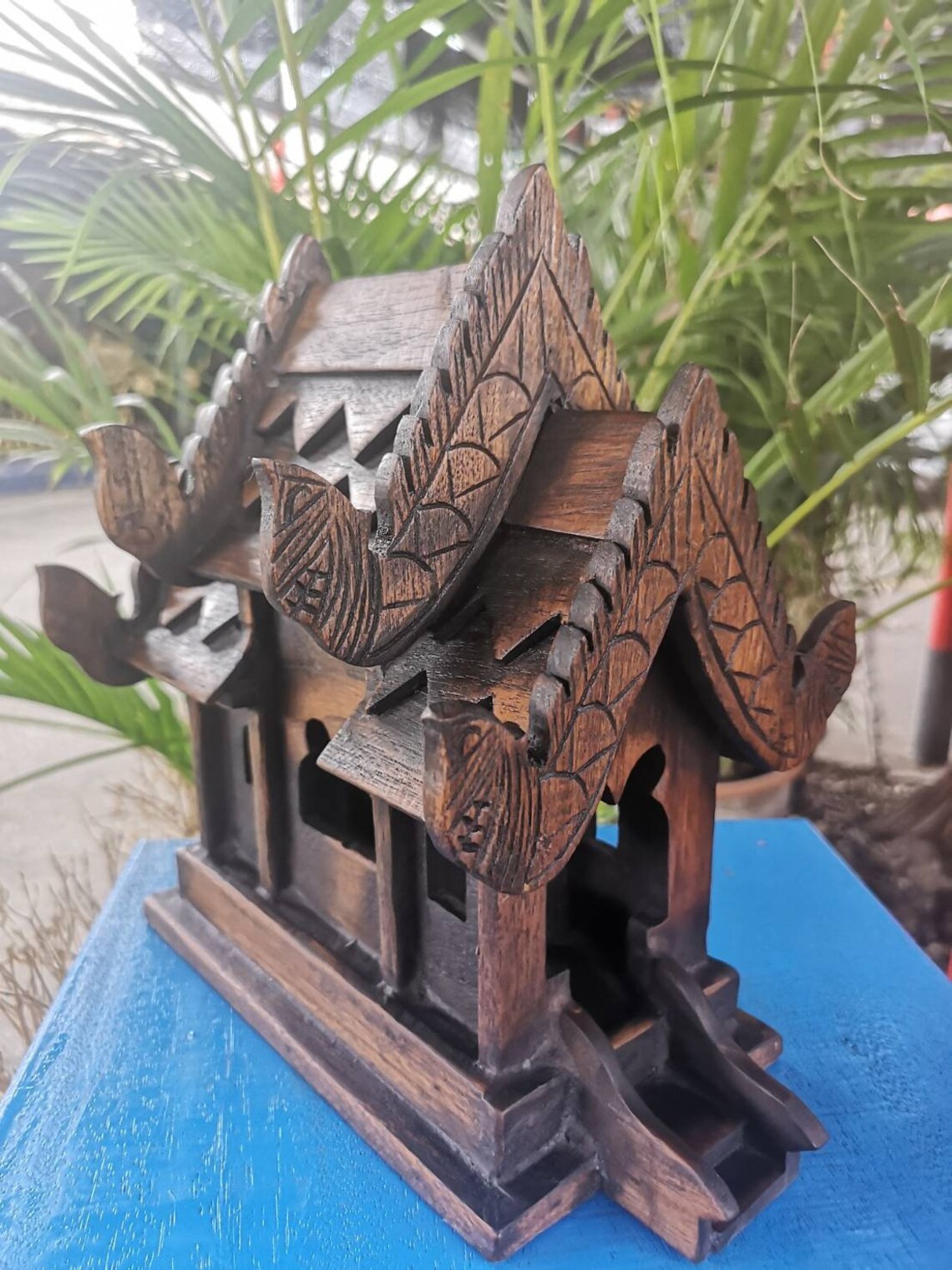 Thai Style Wooden House Thai House Altar. | Etsy