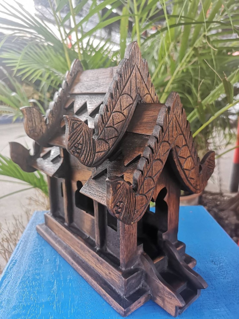 Thai Style Wooden House Thai House Altar. - Etsy