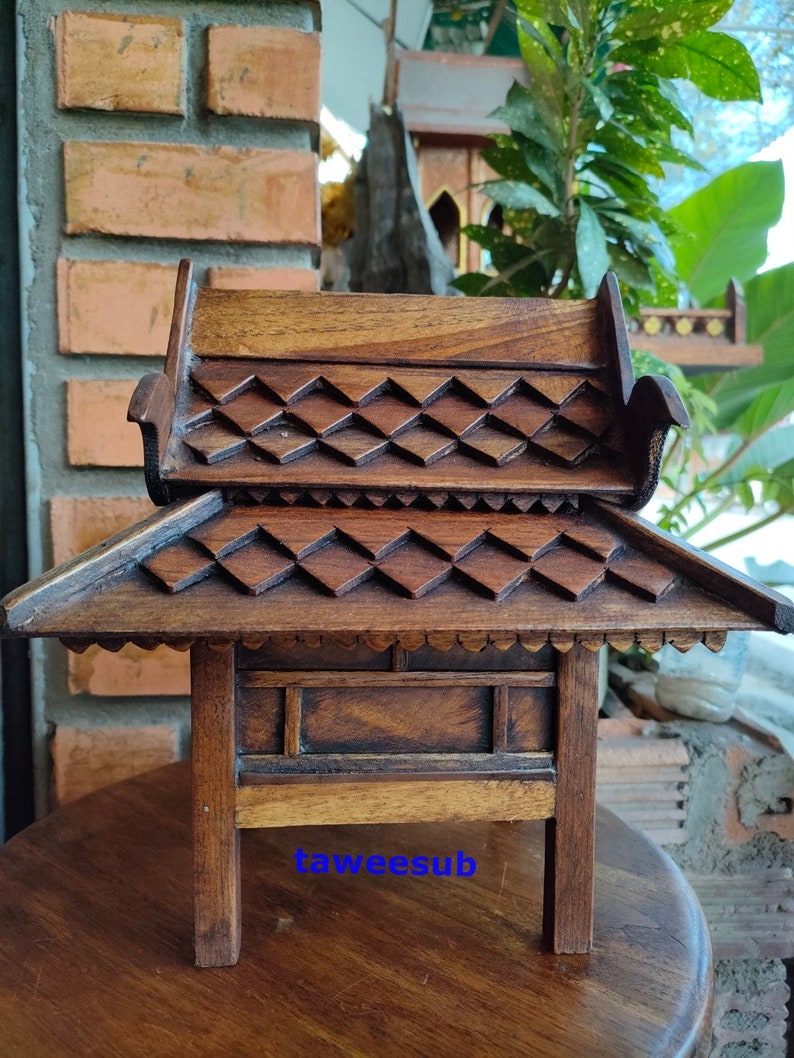 Thai Shrine Thai Arts and Crafts Shrine Baan Ta-yai Large - Etsy