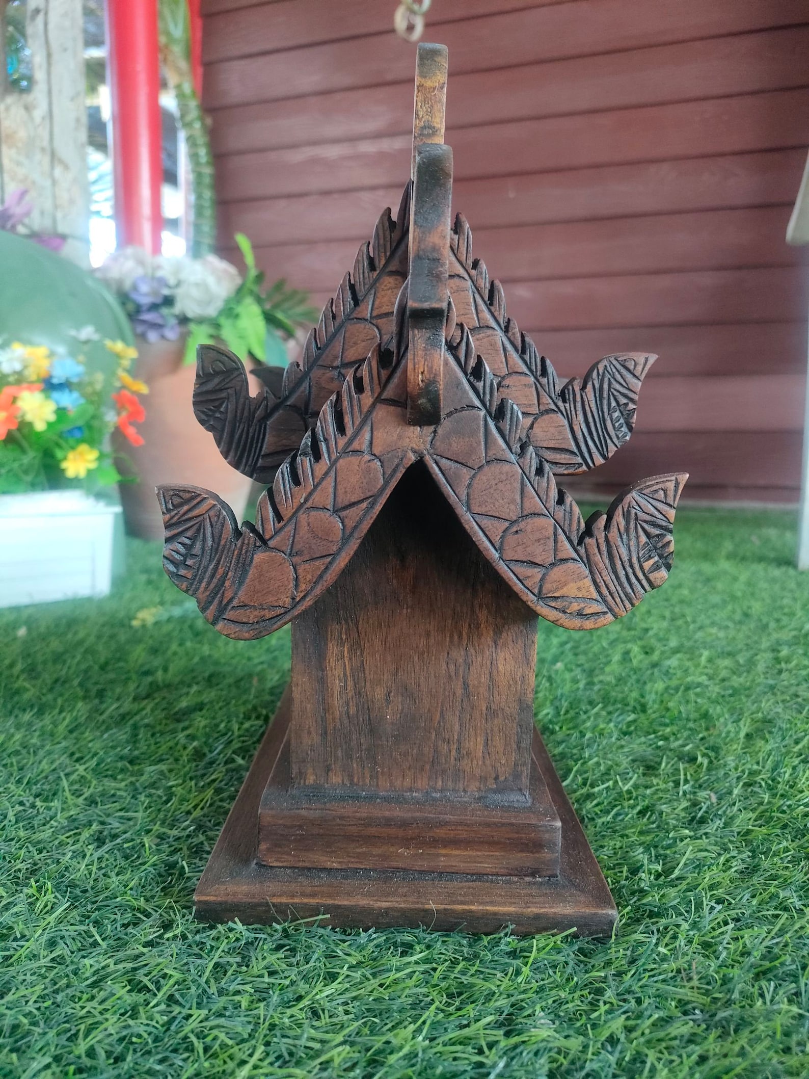 Thai Style Wooden House Thai House Altar. | Etsy