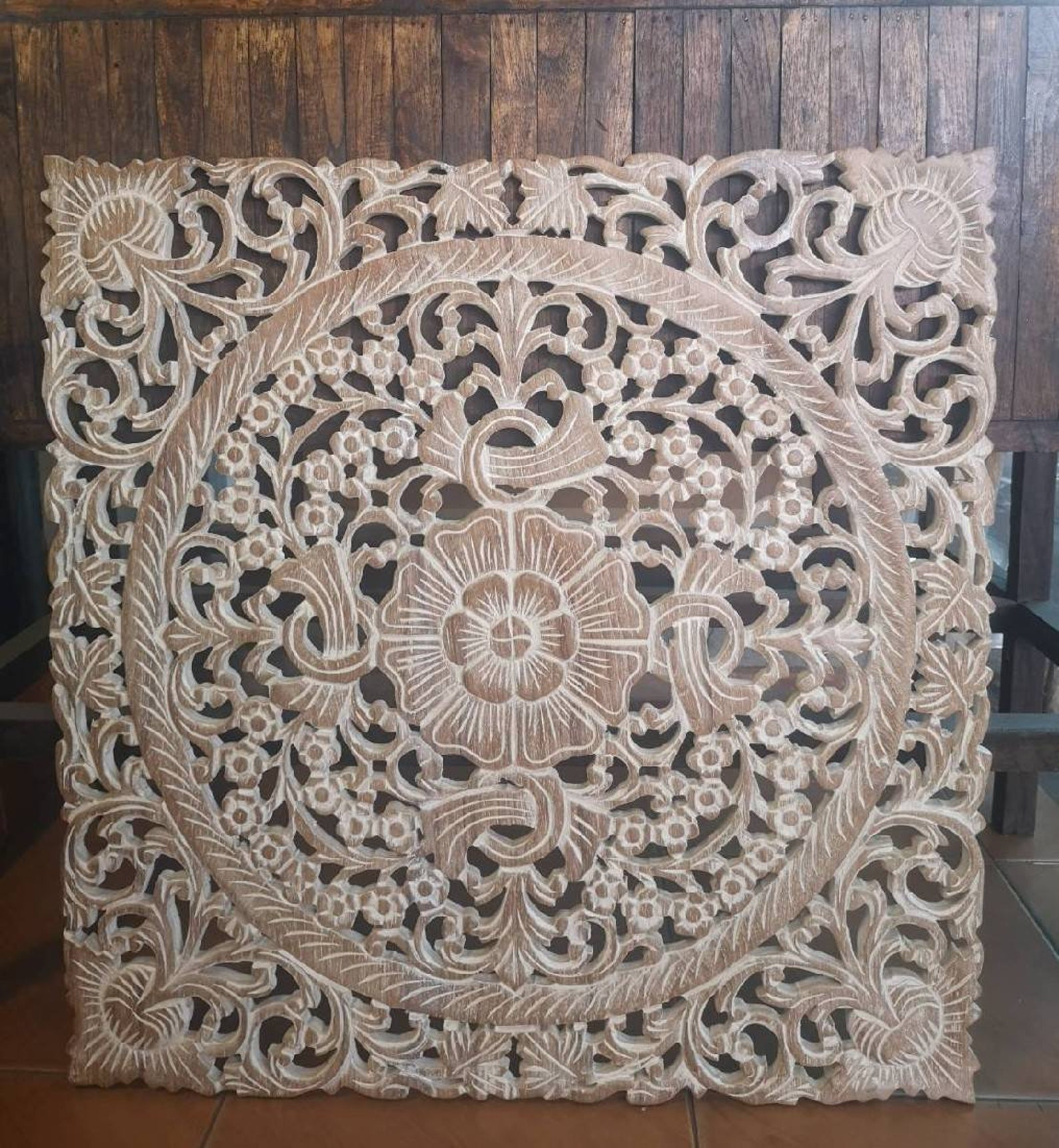 Wood Carving Wall Decoration Beautiful Art Handmade Work - Etsy