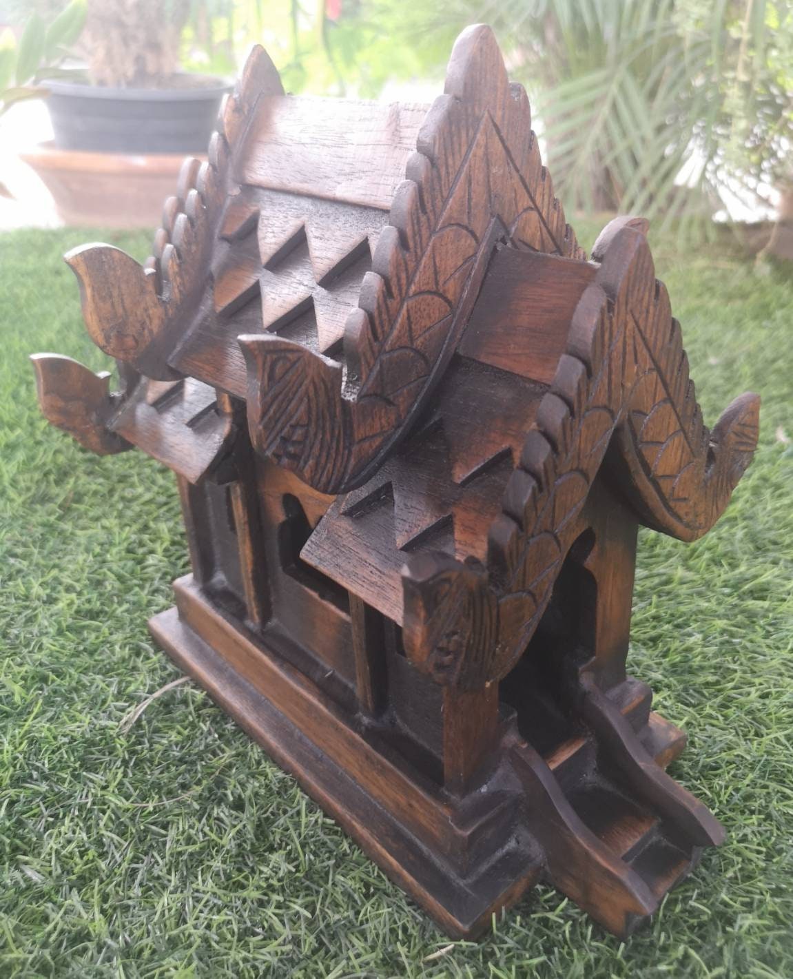 Thai Style Wooden House Thai House Altar. | Etsy