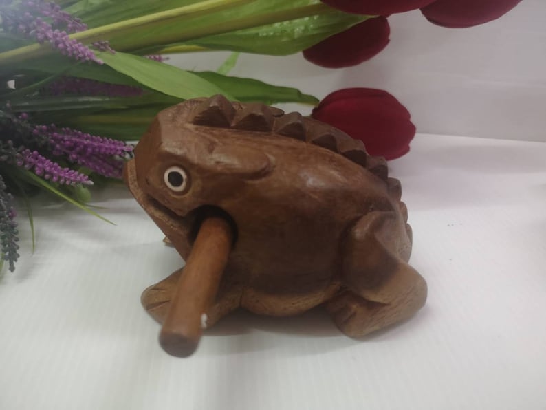 Wooden Frog Sounding Wooden Frog Toys. | Etsy
