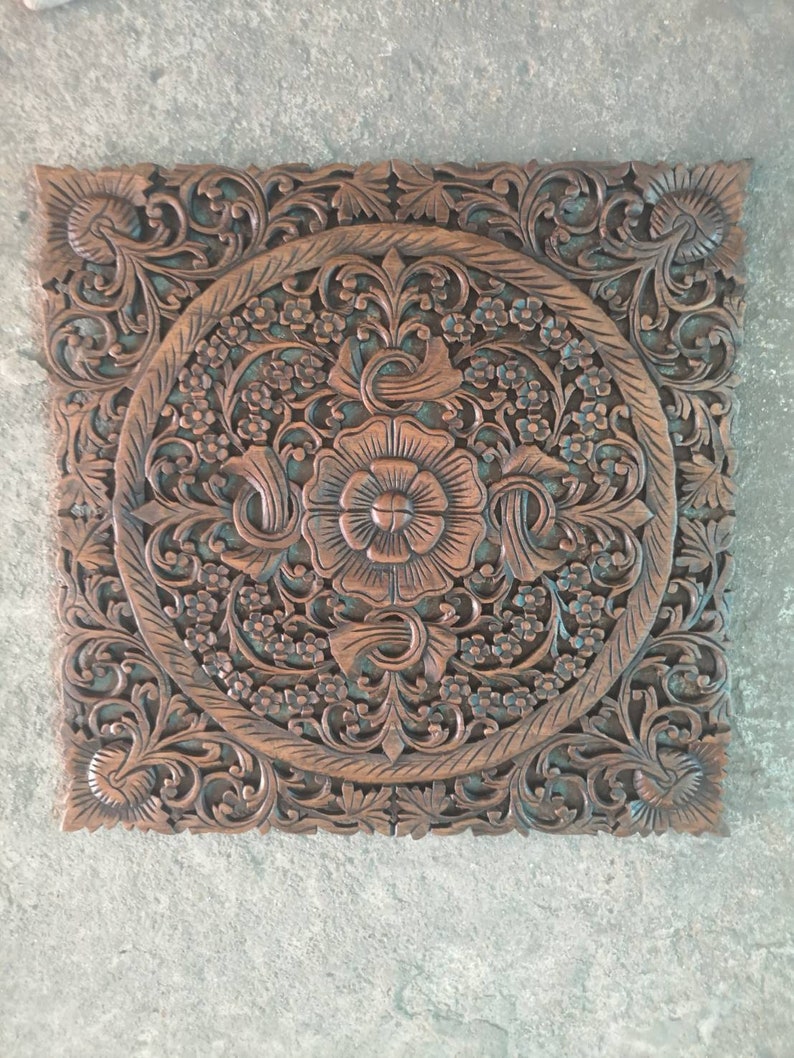 Wood carving wall decoration Beautiful art handmade work | Etsy