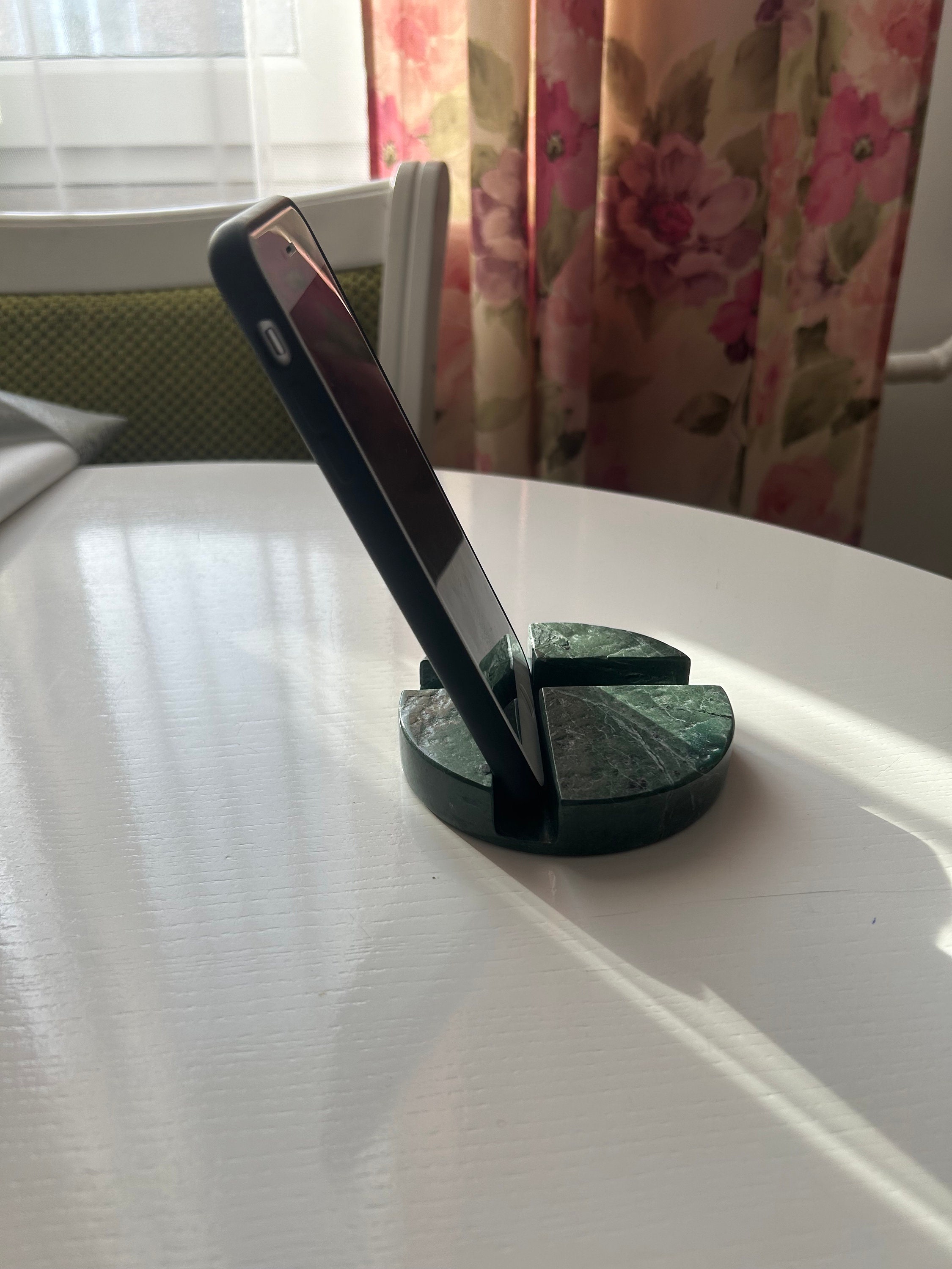 IPhone Marble Stand Fits All Phone Models, iPad Unique Marble Holder ...