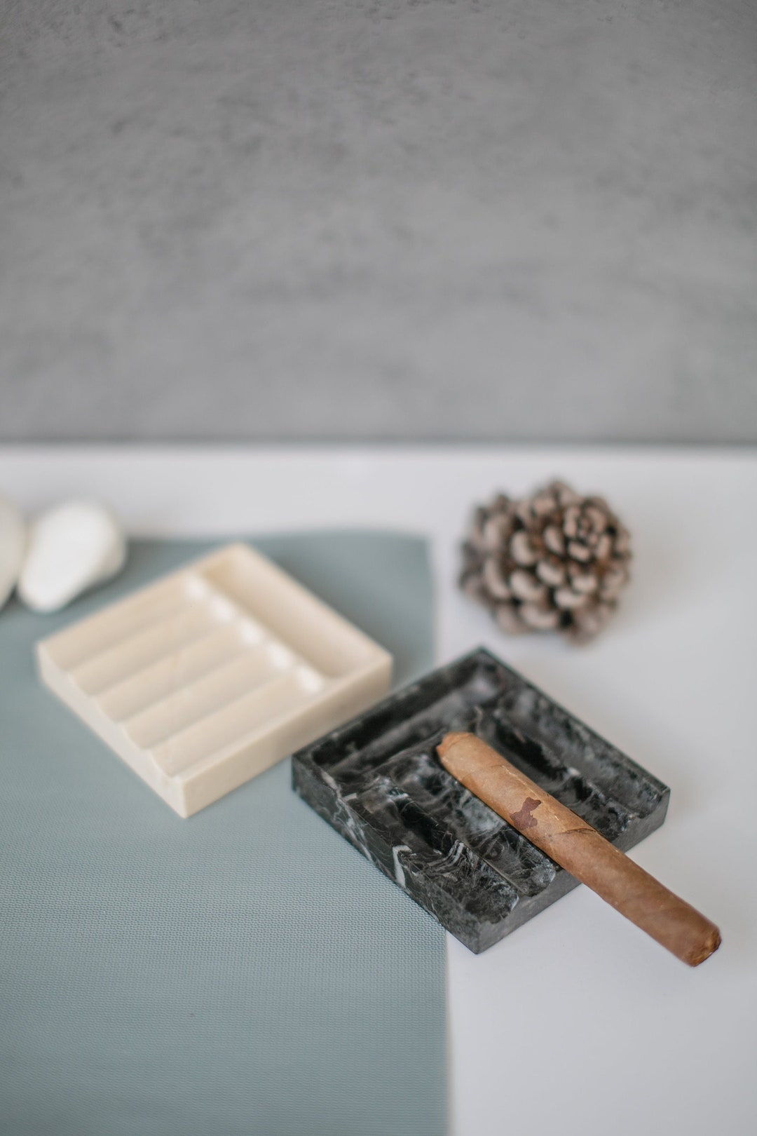 Marble Cigar Holder Made From Unique Vintage Style Cigar - Etsy