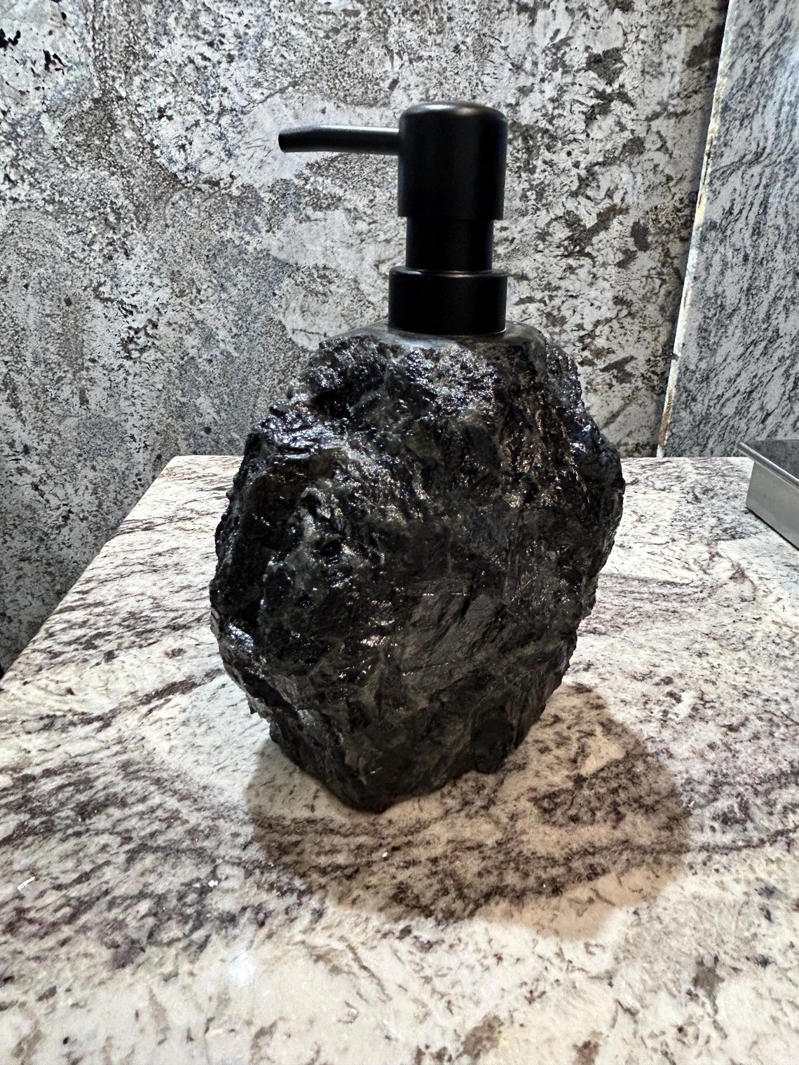 Hand Soap Dispenser Marble, Bathroom Accessories, Hand Lotion Stone ...