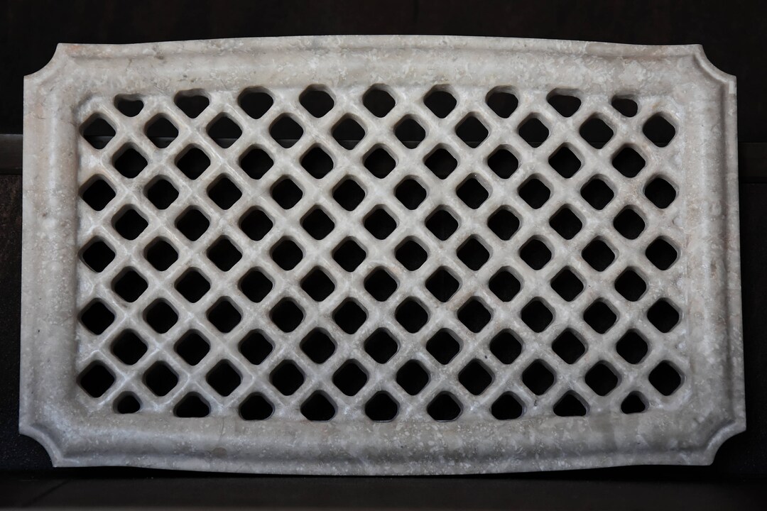 Marble Grille for Fireplace, Fireplace Grate, Marble Grate, Decorative ...