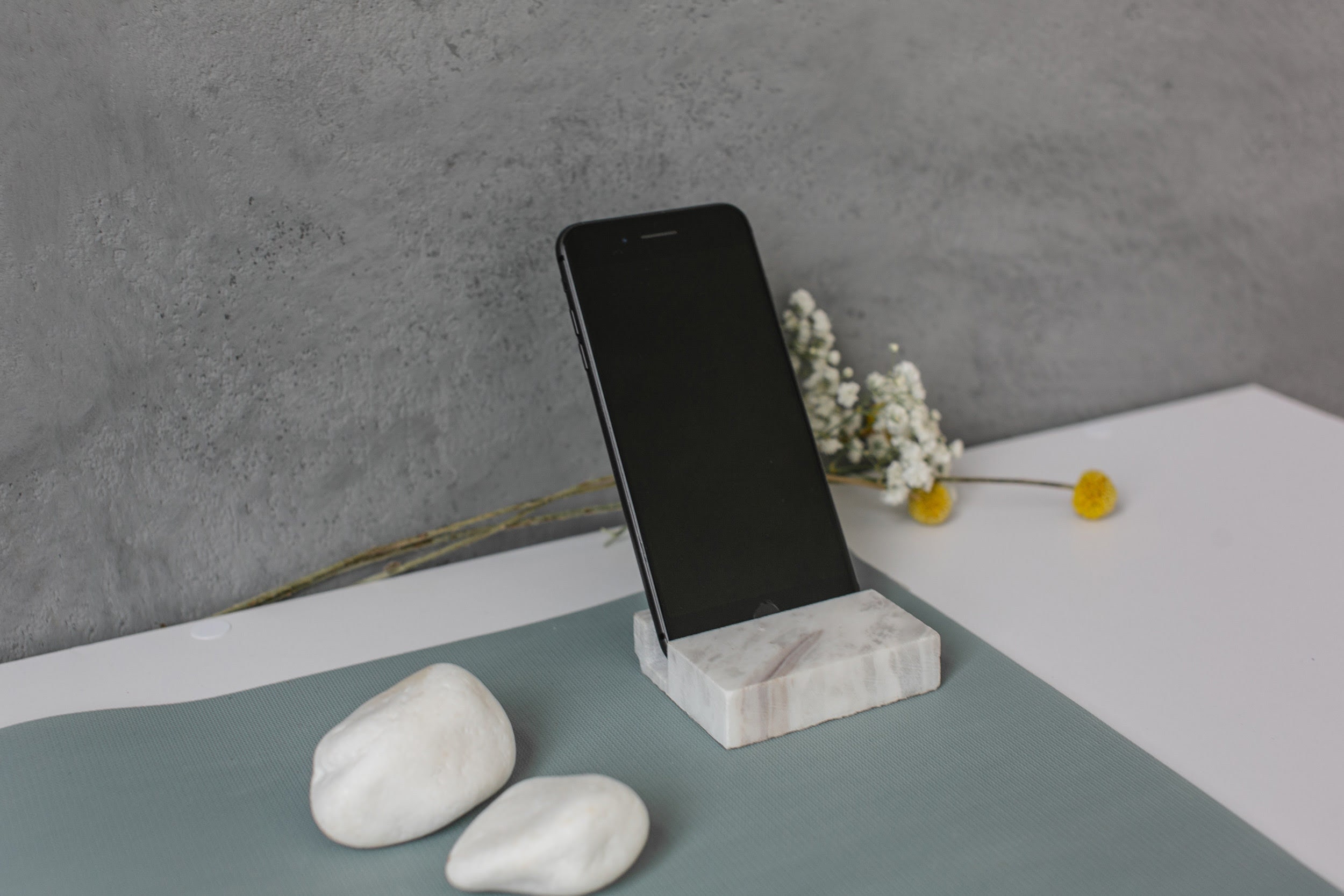 Marble Phone Stand Fits All Phone Models, iPad and iPhone Vintage ...