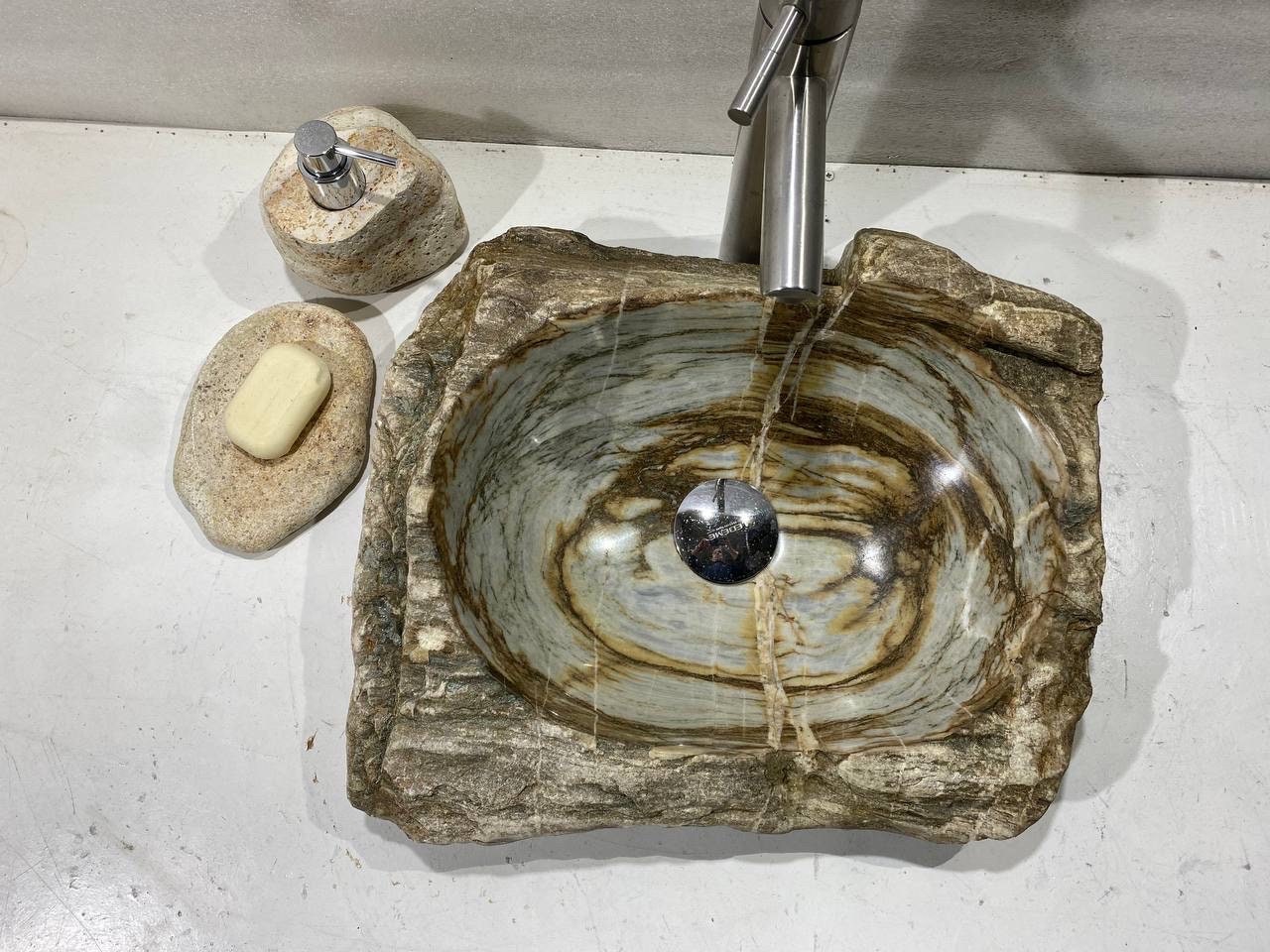 Natural Sink, Bathroom Vessel Sink, Powder Room Sink, Custom Order Sink ...