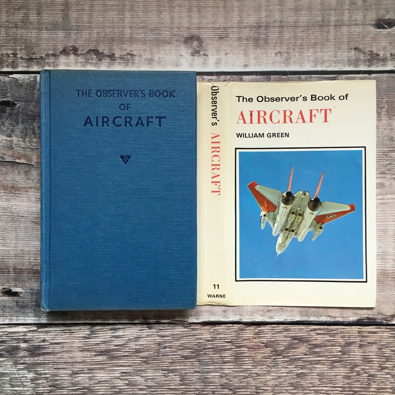 The Observer's Book of Aircraft by William Green | Etsy UK