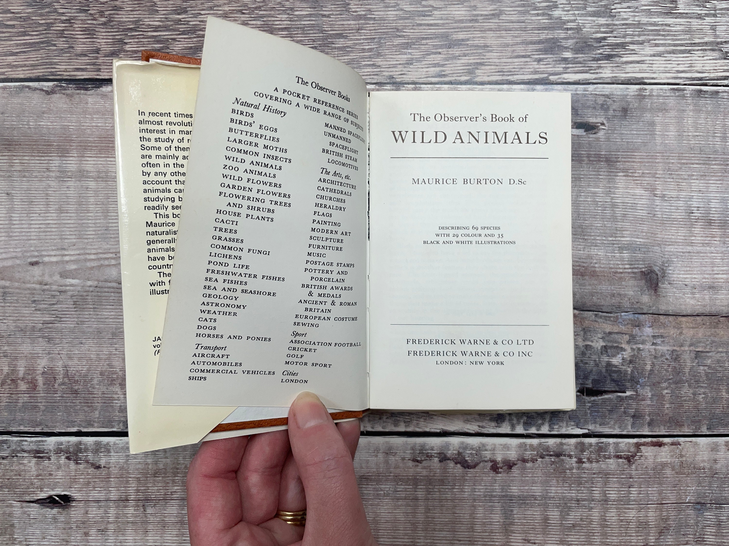 The Observers Book of Wild Animals of the British Isles by - Etsy UK
