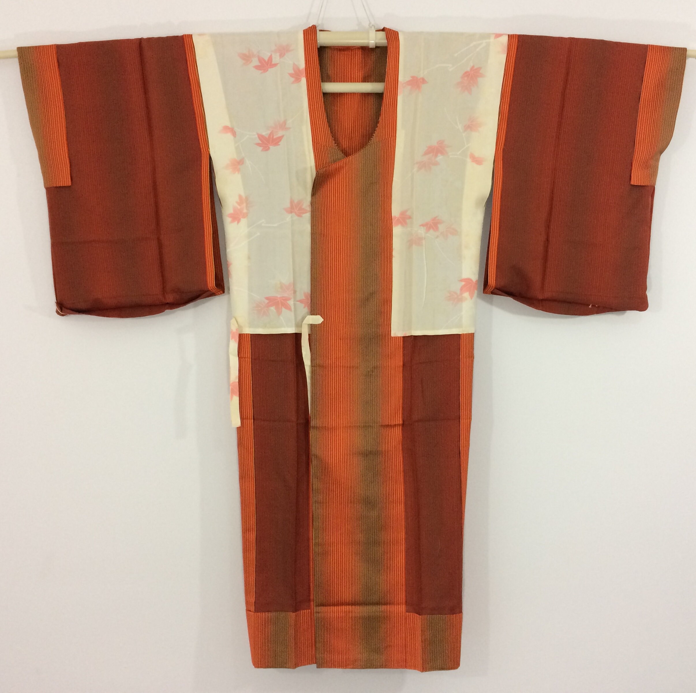Japanese Raincoat, for Kimono, Ama Coat, for Women, Vintage, Orange ...