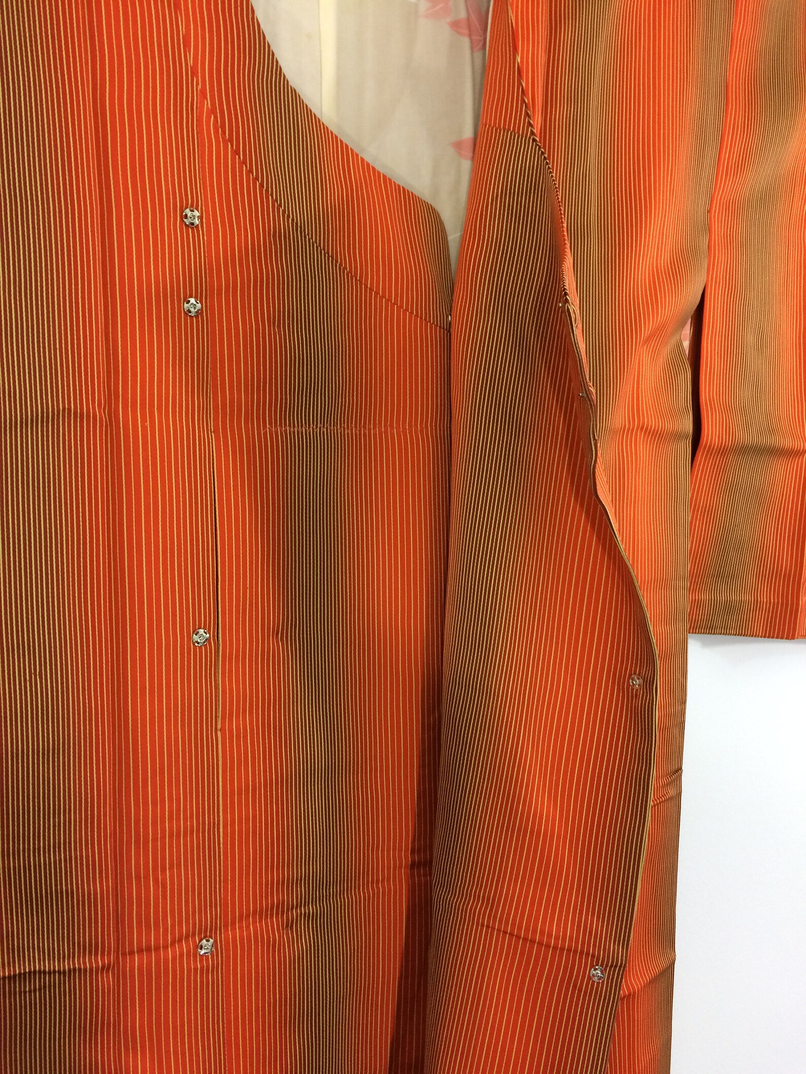 Japanese Raincoat, for Kimono, Ama Coat, for Women, Vintage, Orange ...