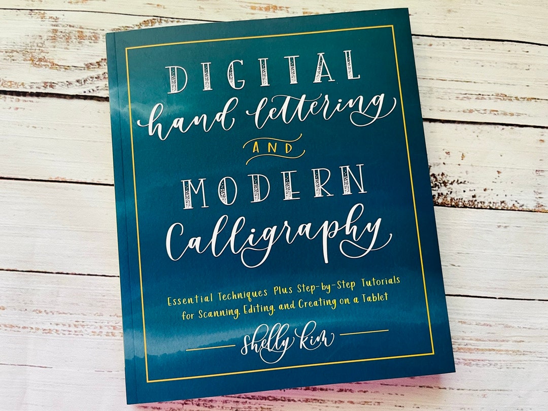 Lettering Book, Modern Calligraphy Book, Calligraphy Book, Hand ...
