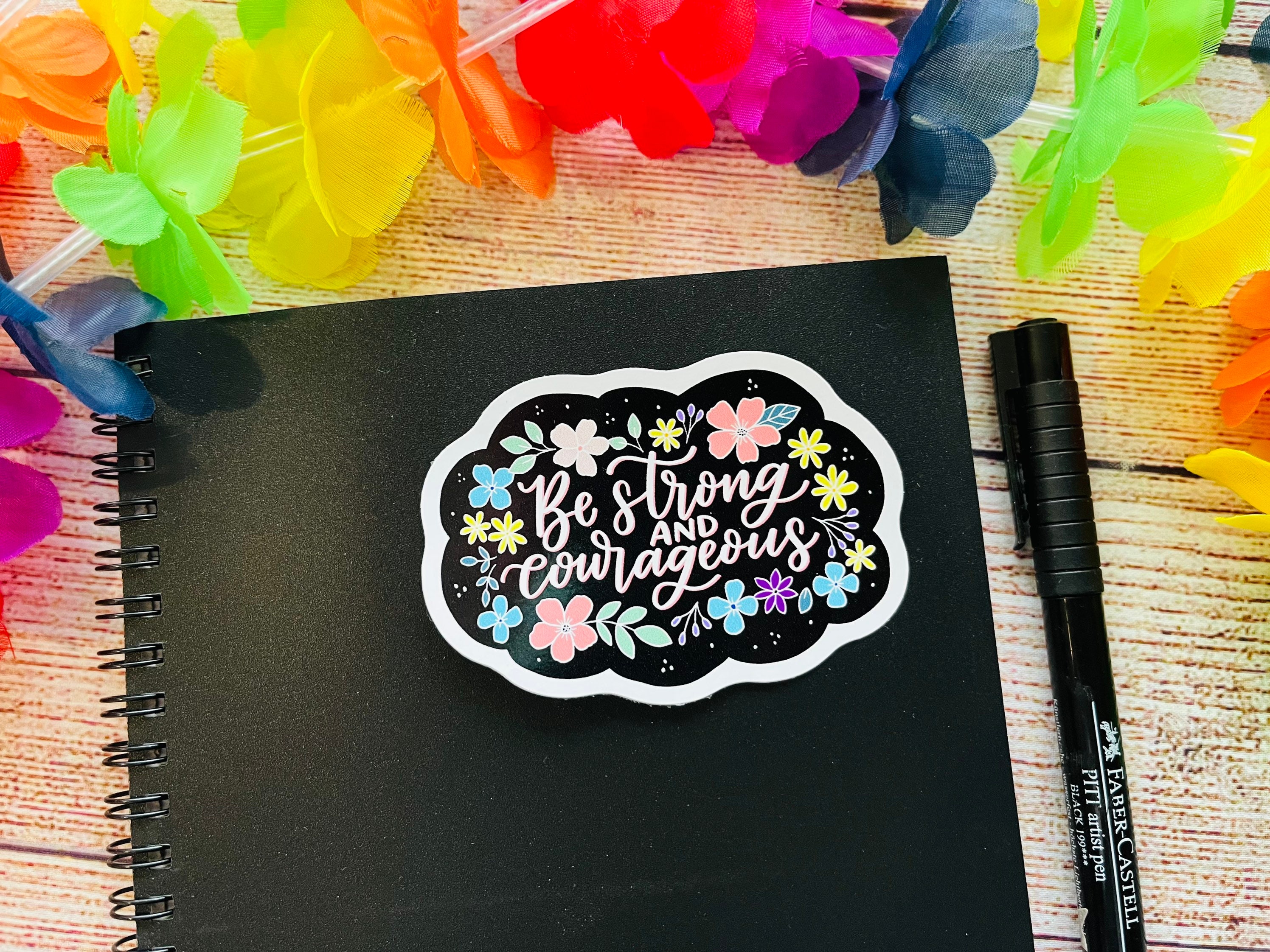 Be Strong and Courageous Sticker Laptop Sticker Water Bottle - Etsy