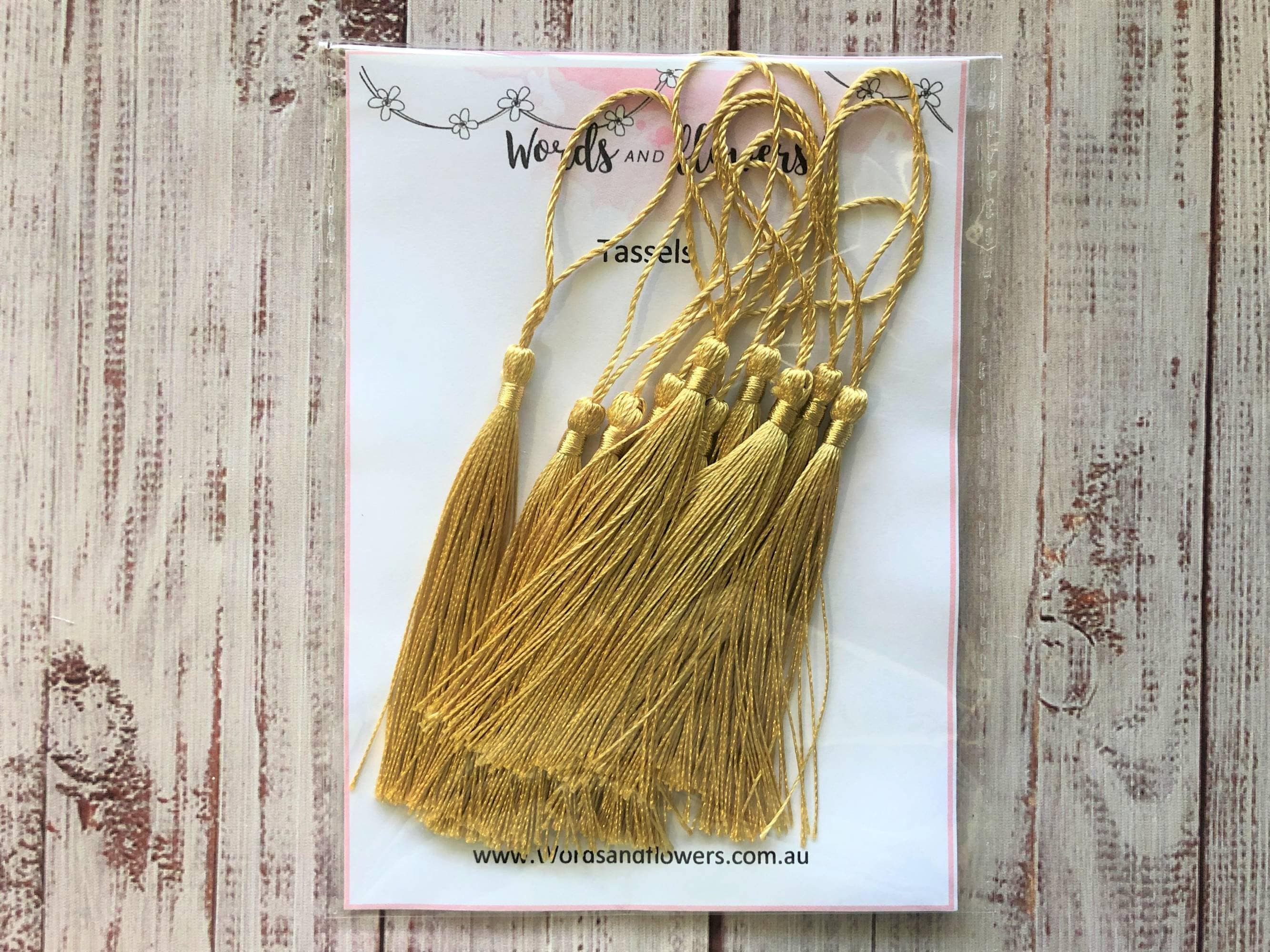 Metallic Gold Tassel