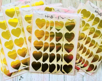 Heart Envelope Wedding Stickers - Etsy