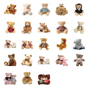 Teddy Bear Sticker Pack, Cute Teddy Bear Stickers, Scrapbooking ...