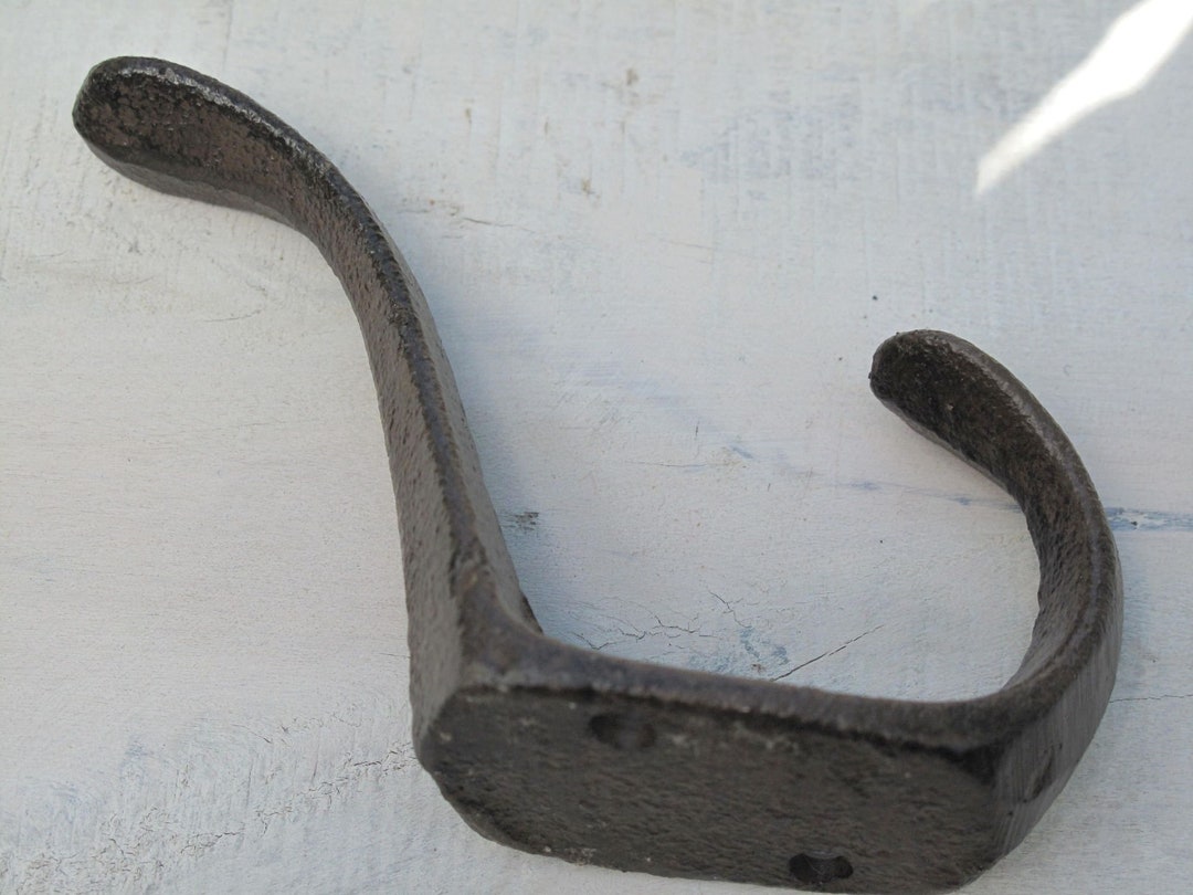 Rustic Hook, Wall Hook, Cast Iron, Rust Look, Double Hook, 11*3*6 Cm - Etsy