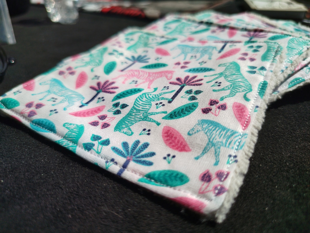Zebra Washable Wipes, Cleansing Wipes, Ecological - Etsy UK
