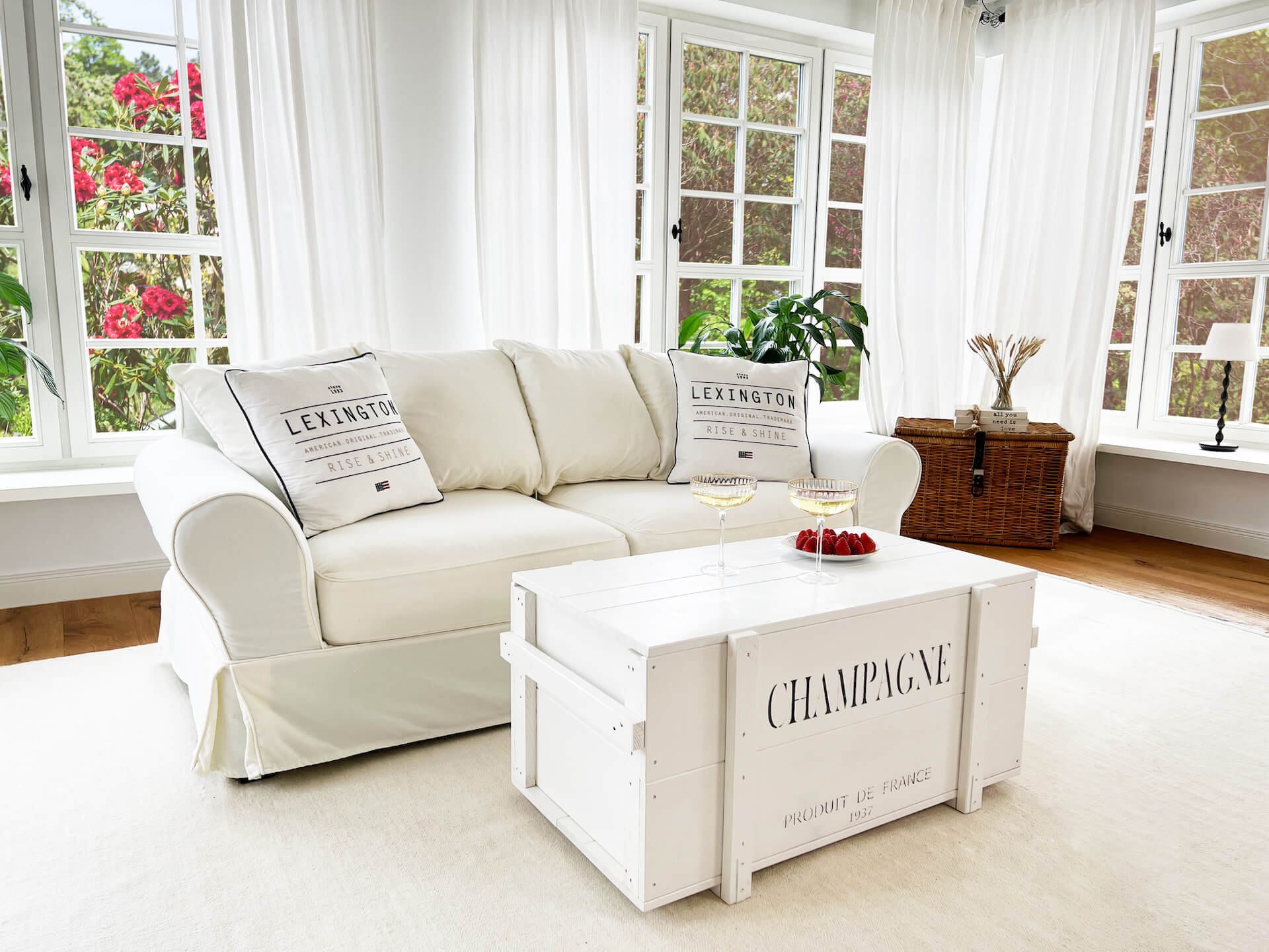 Coffee Table Chest Wooden Box Vintage Shabby White - Etsy