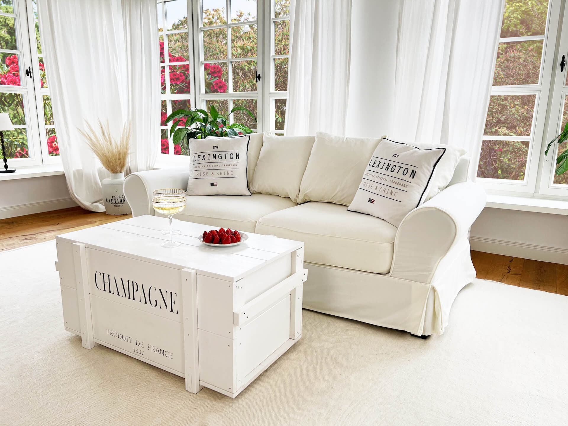 Coffee Table Chest Wooden Box Vintage Shabby White - Etsy