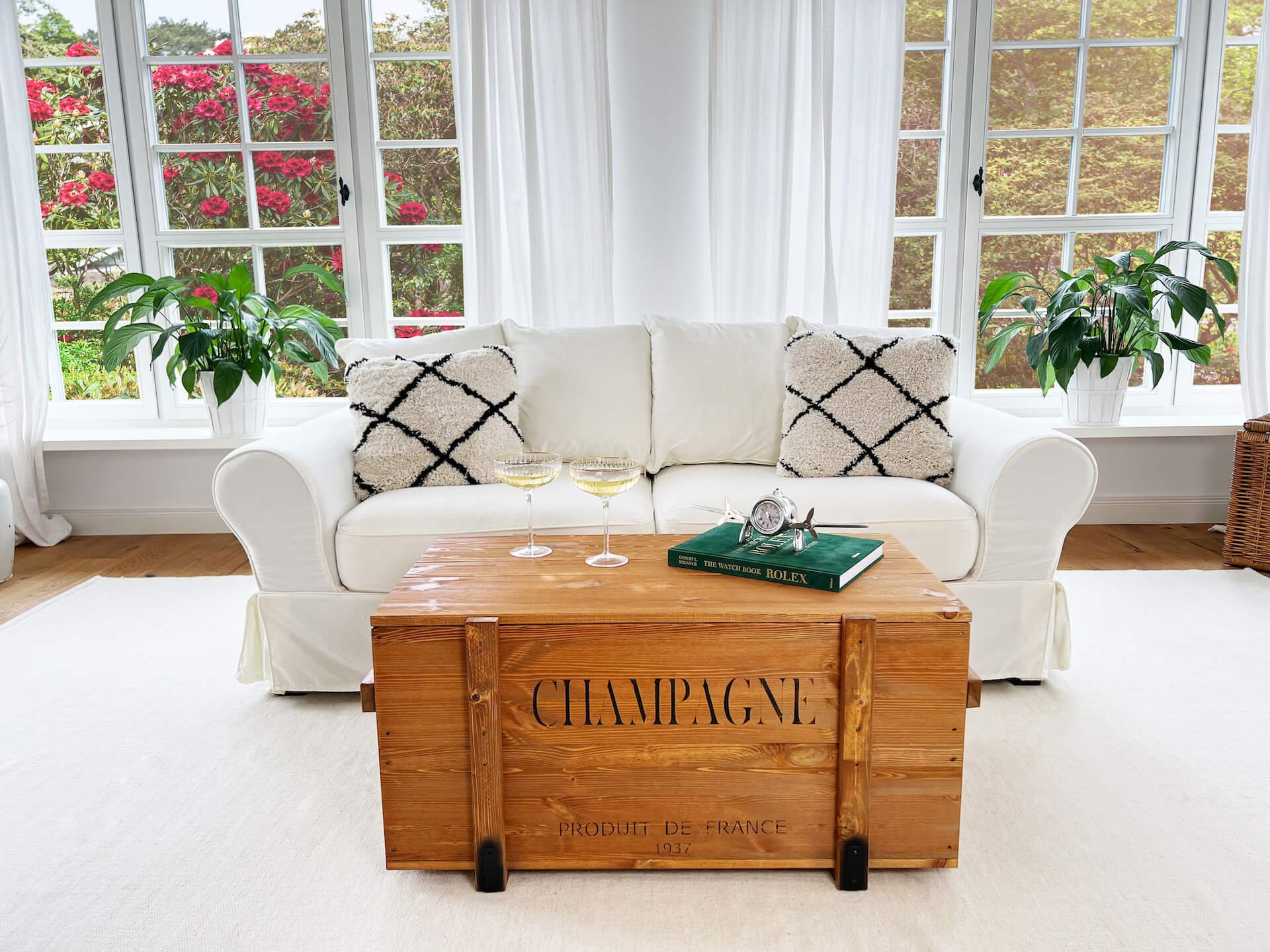 Coffee Table Chest Wooden Box Vintage Shabby Chic - Etsy