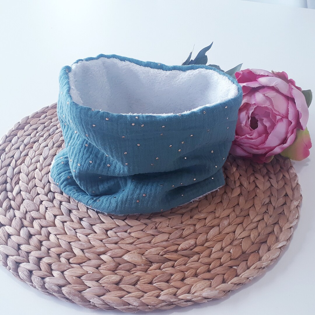 Personalized Snood Neck Warmer With Embroidered First Name, Cotton ...