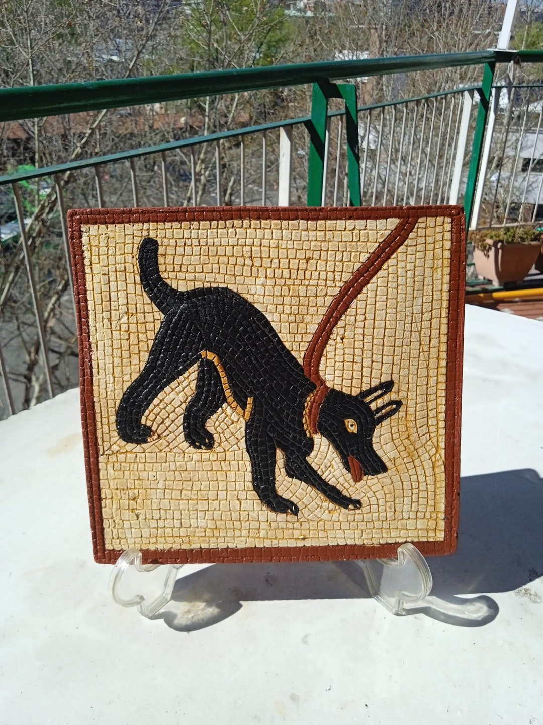 Dog Roman - Mosaic - Pompeii - Etsy