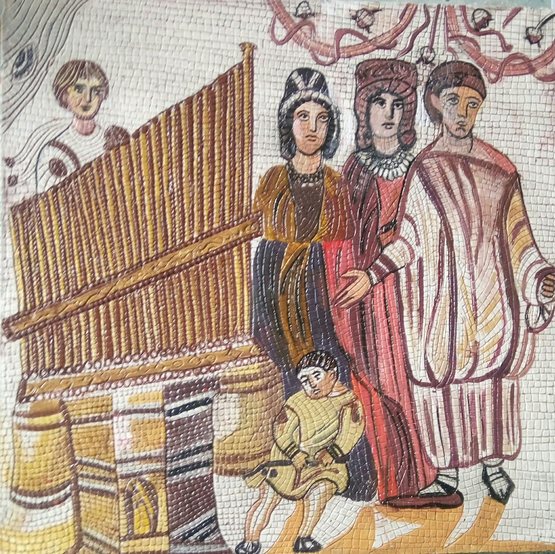 Reproduction Roman Mosaic Musicians Mosaic Rome Pompeii Herculaneum ...
