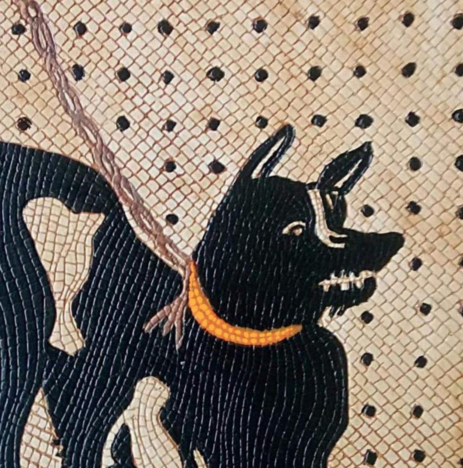 Dog Roman Mosaic Pompeii - Etsy