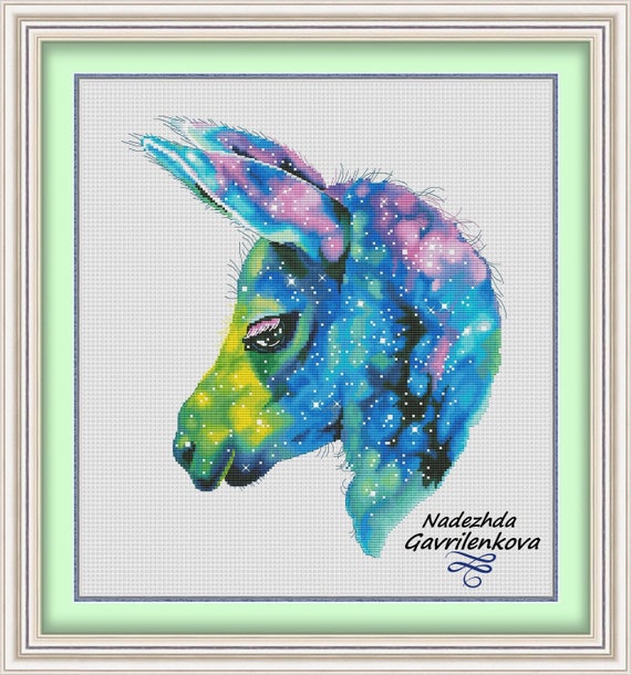 Cross Stitch Pattern Digital PDF and CSSaga. Space Fox Sewing ...