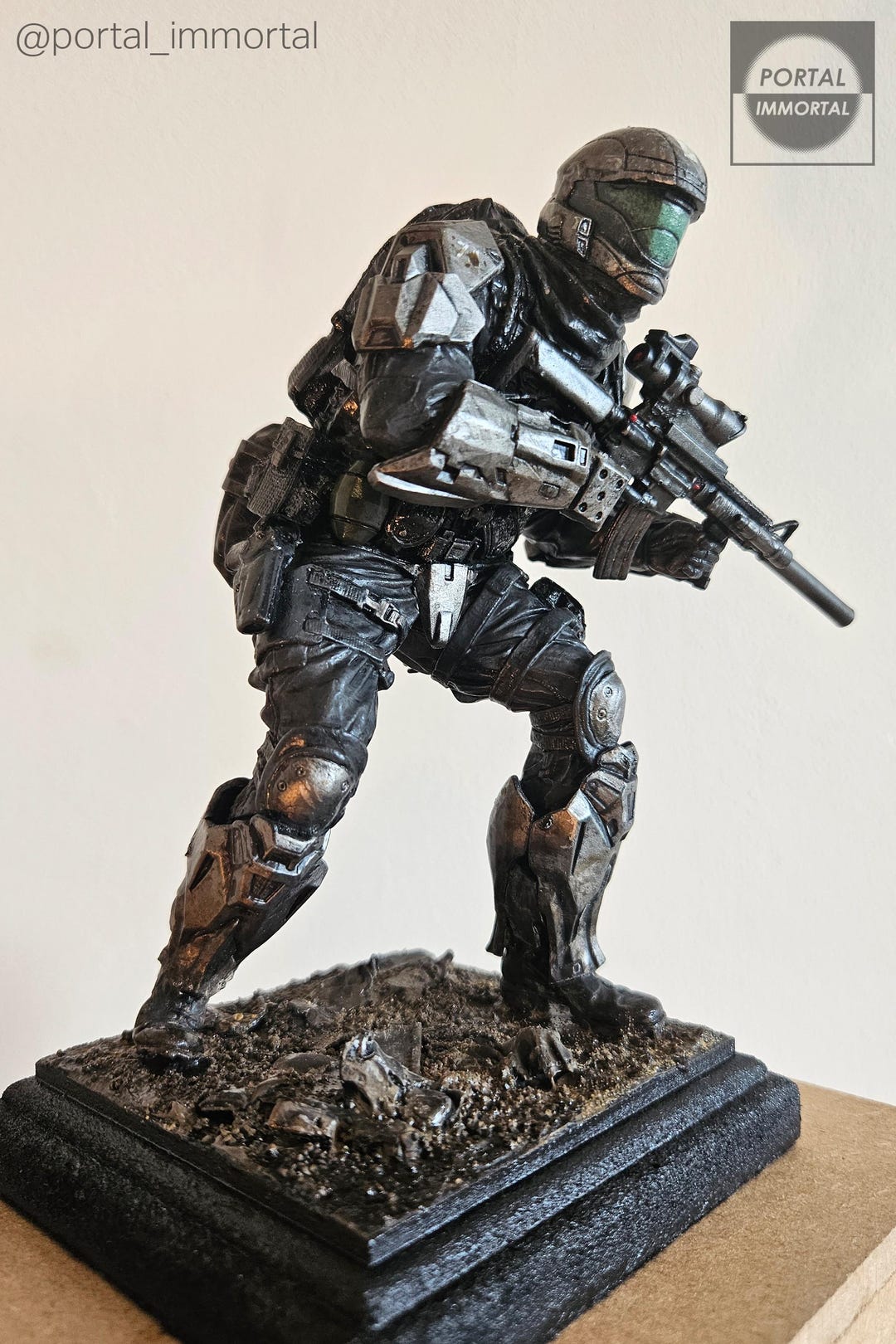 Halo ODST "panther", 6 Inch 1/12 Scale Statue, Custom, *NOT 3D PRINT ...