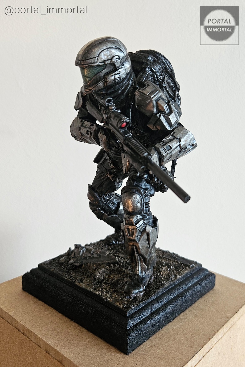 Halo ODST "panther", 6 Inch 1/12 Scale Statue, Custom, *NOT 3D PRINT ...