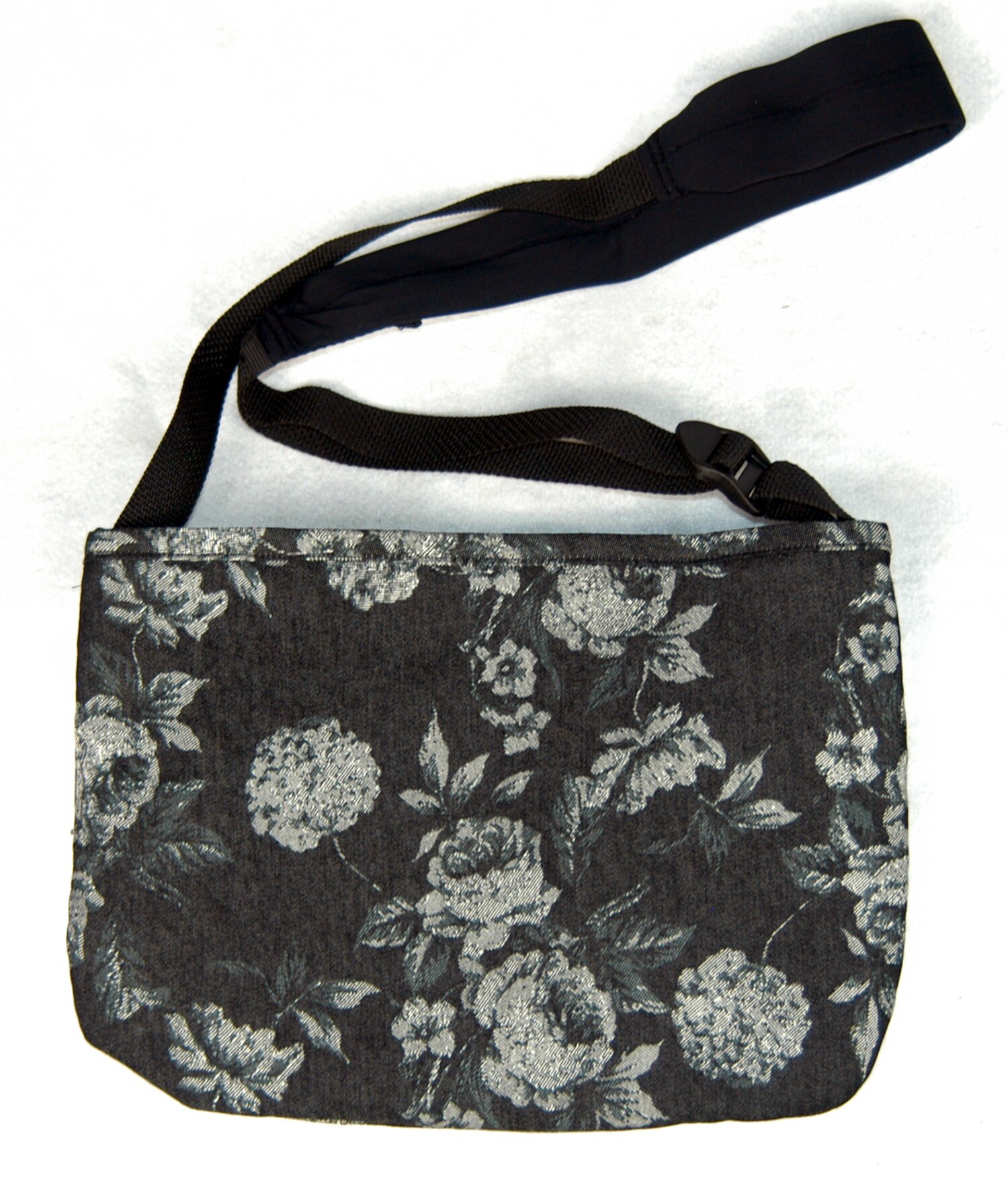 Shoulder Bag Black Rose Denim - Etsy