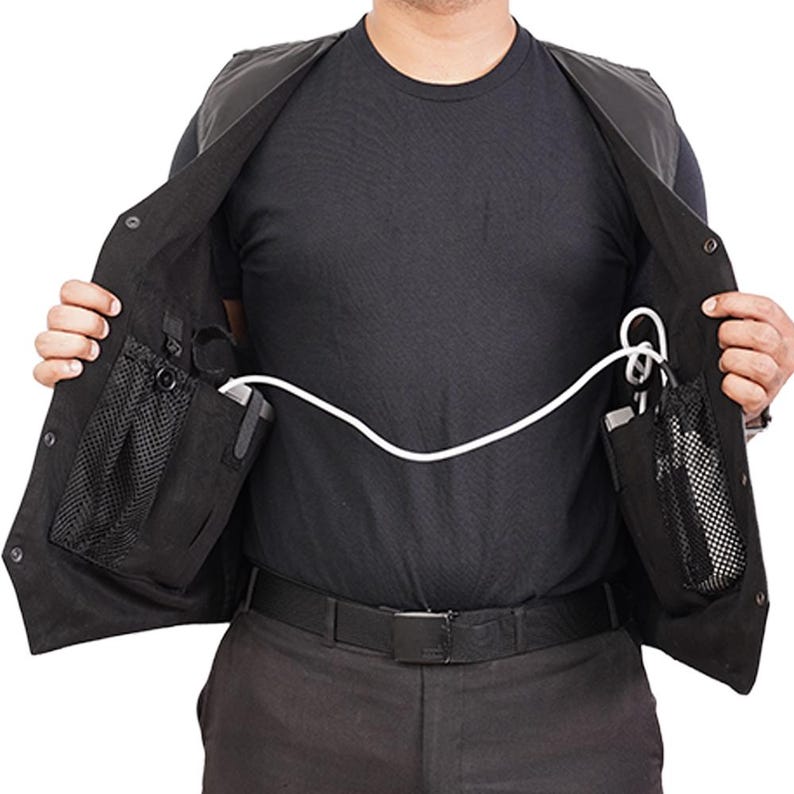 LVAD Heartmate 2 & 3 Leather Vest – Medical Vest With Battery ...