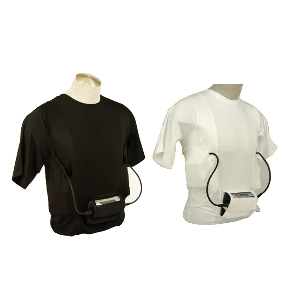 LVAD Heartware Men Shirt Black & White, Sizes Small to 4XL, Comfortable ...